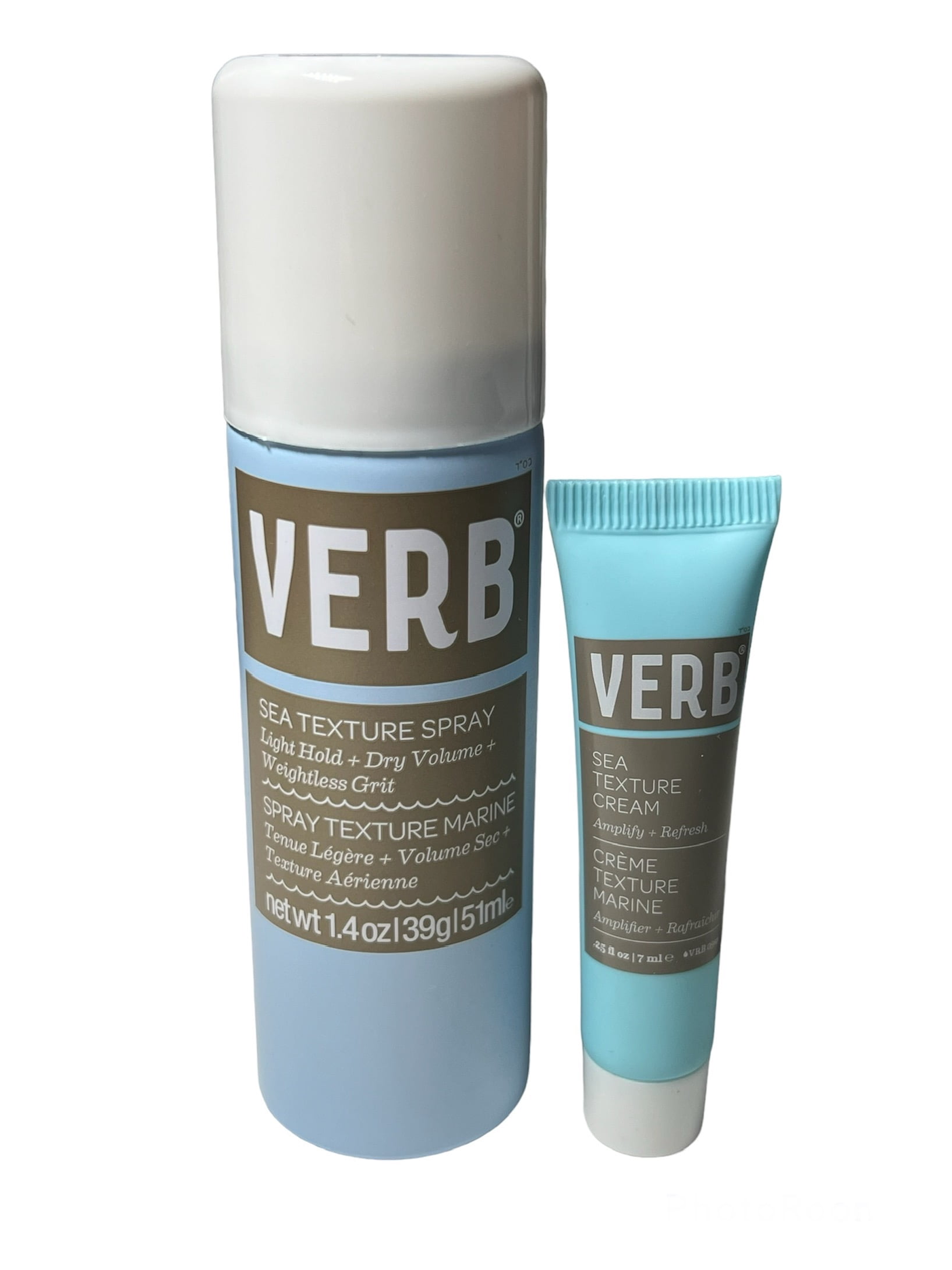 Verb Sea Texture Spray 1.4 oz with Sea Texture Cream 0.25 oz - Walmart.com