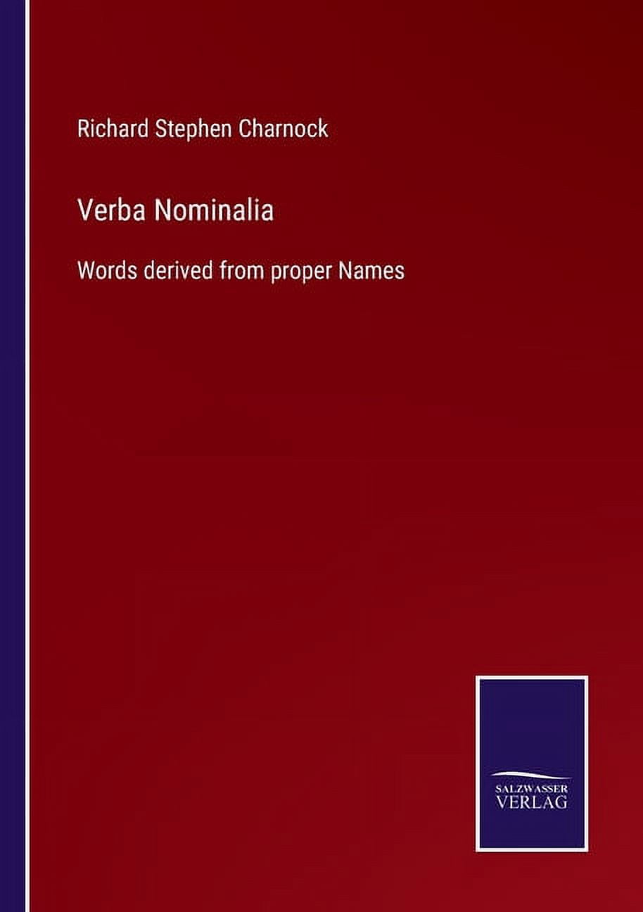 Verba Nominalia:Words derived from proper Names - Walmart.com