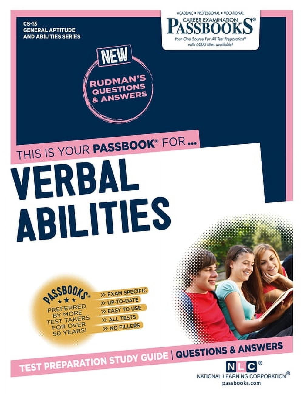 Verbal Abilities (Cs-13): Passbooks Study Guide Volume 13, (Paperback ...