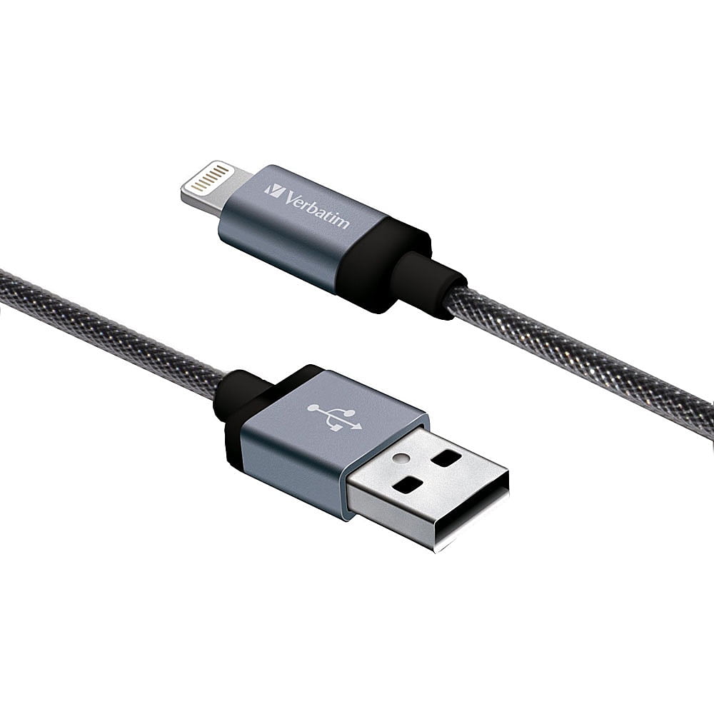 Verbatim 11 inch Braided Sync Lightning Cable - Walmart.com