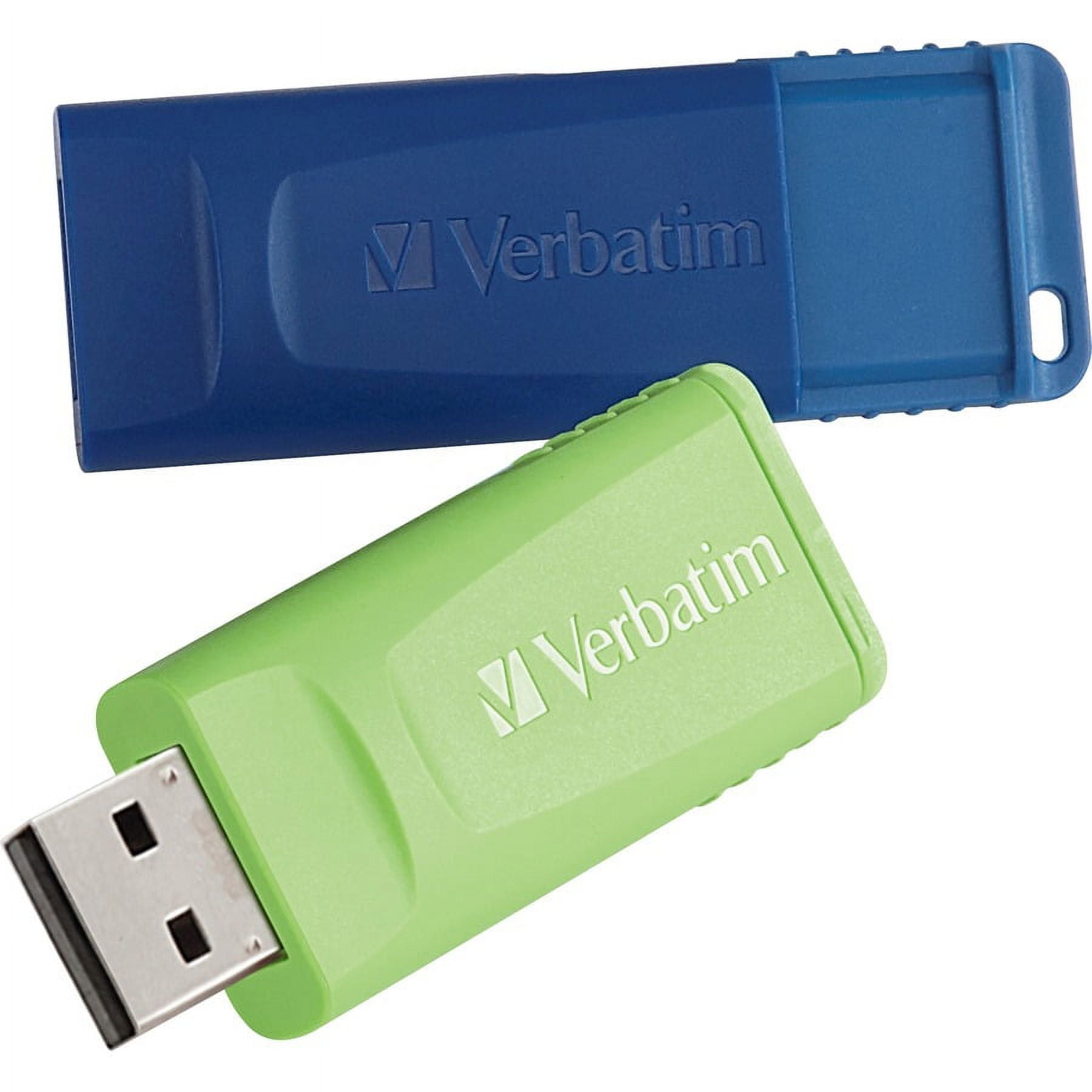 Verbatim 16GB Store 'n' Go USB Flash Drive - 2pk - Blue, Green - 16 GB ...