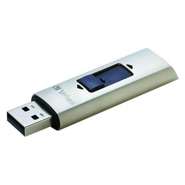 Verbatim 256GB Store 'n' Go Vx400 USB 3.0 Flash Drive - Silver - 256 GB ...