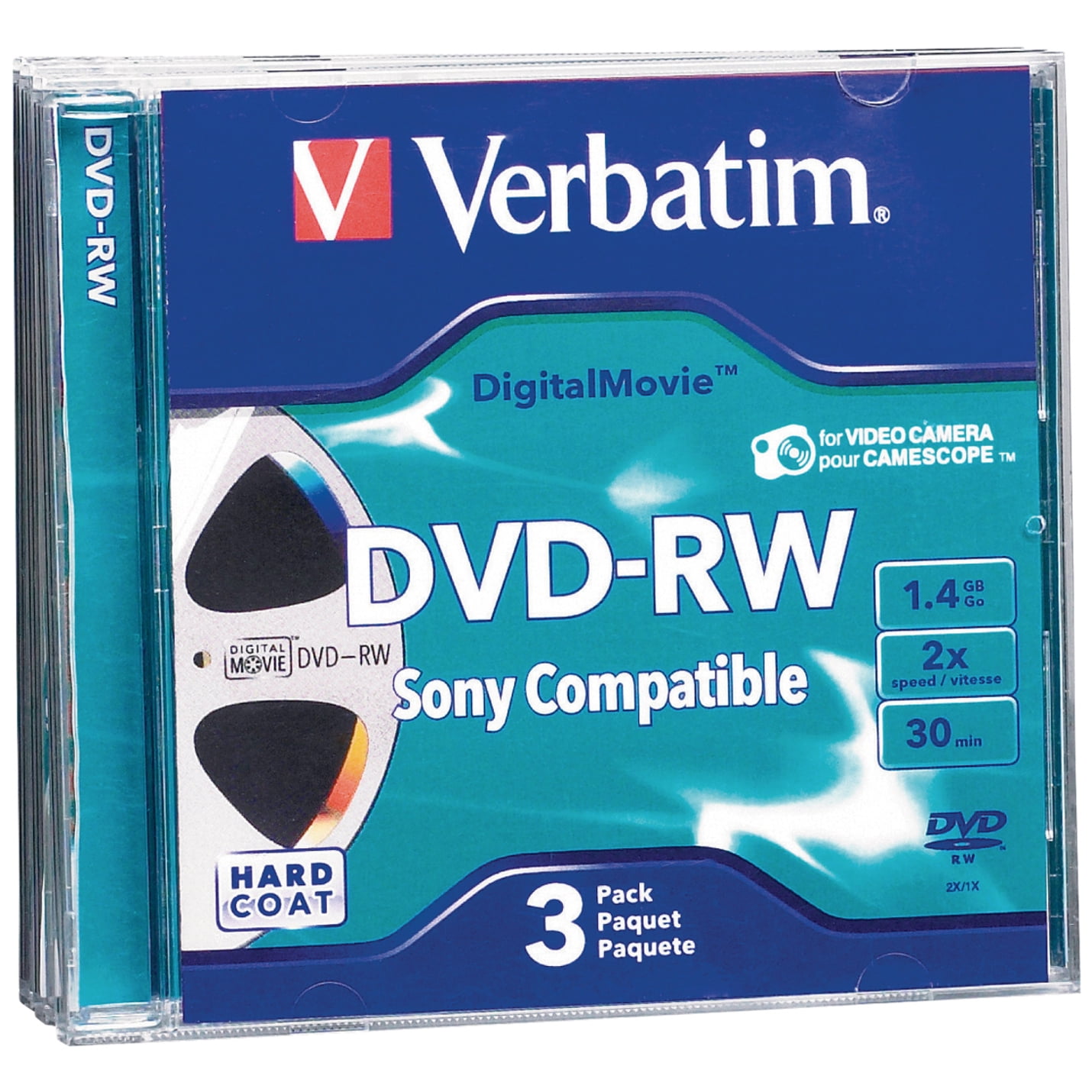 2x DVD-RW Media - Walmart Business Supplies