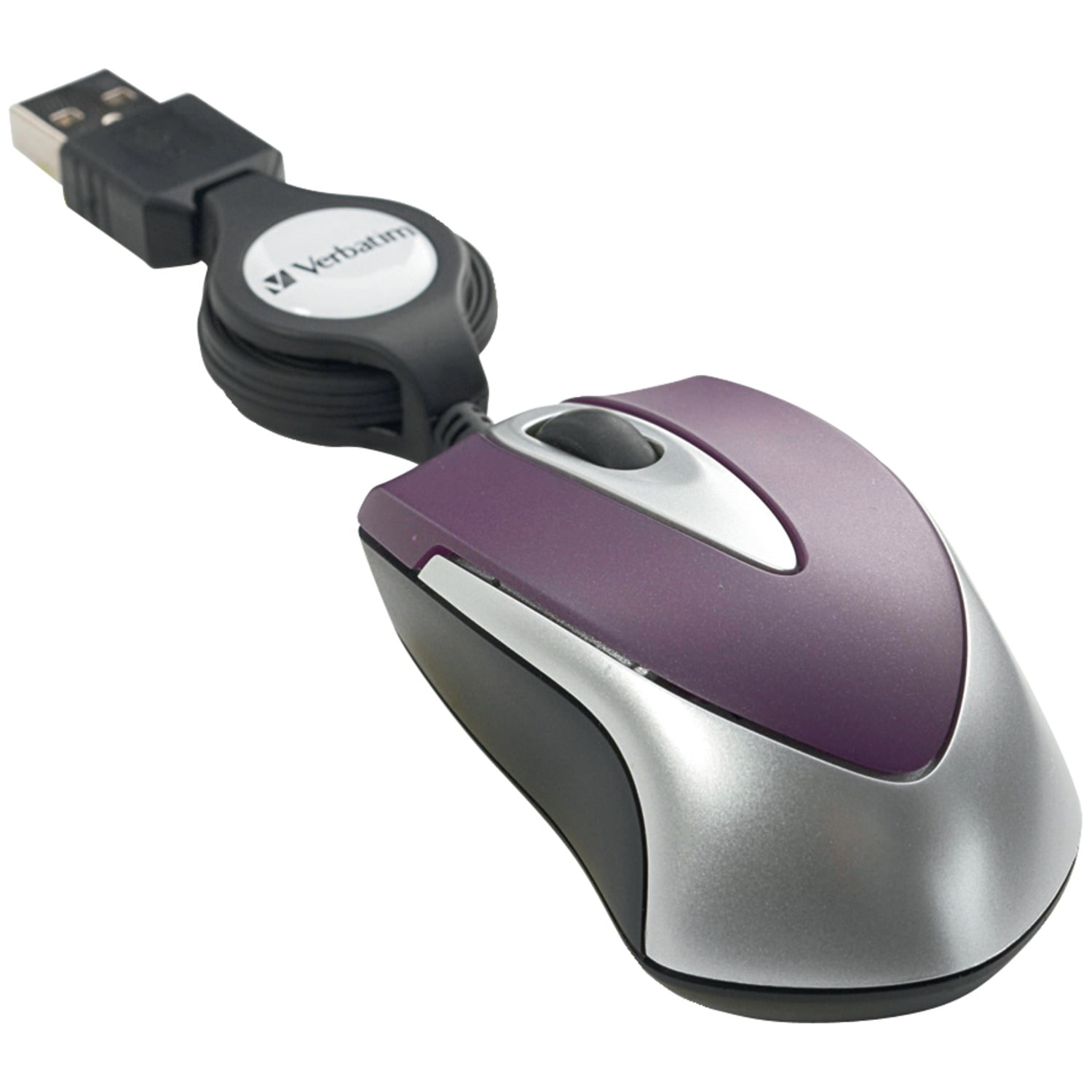 Verbatim 97253 Optical Mini Travel Mouse (purple) - Walmart.com