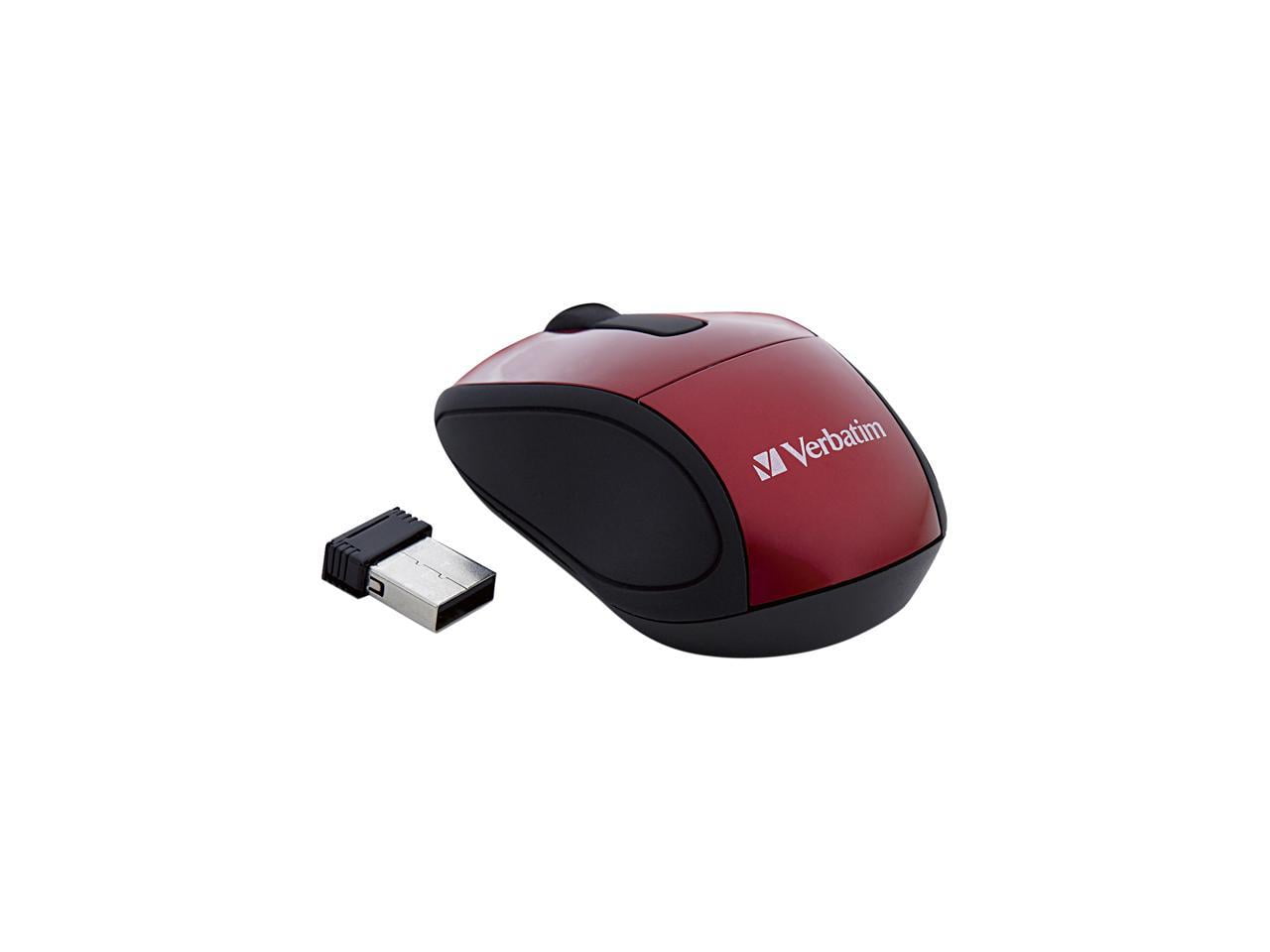 Verbatim 97540 Mouse - Optical Wireless - Red Radio Frequency - Usb ...
