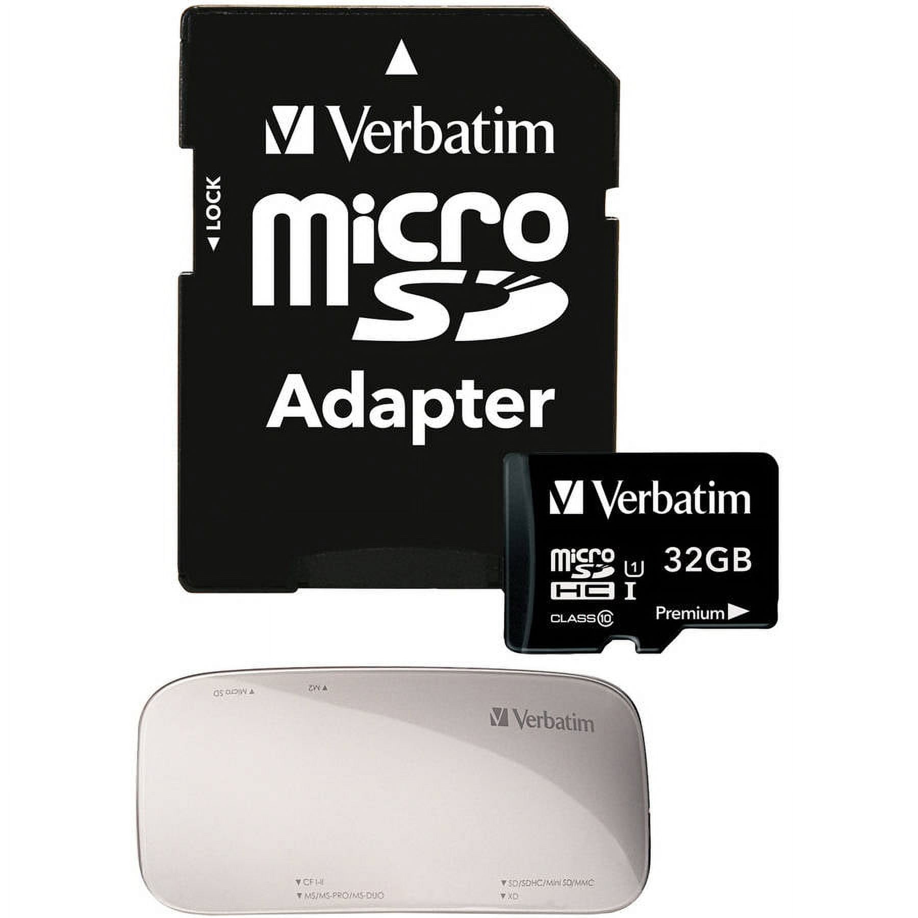 Verbatim 97706 SuperSpeed USB 3.0 Universal Card Reader and 44083 32GB ...
