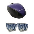 Verbatim 97994 Wireless Multi-Trac Blue LED Optical Mouse (Purple ...