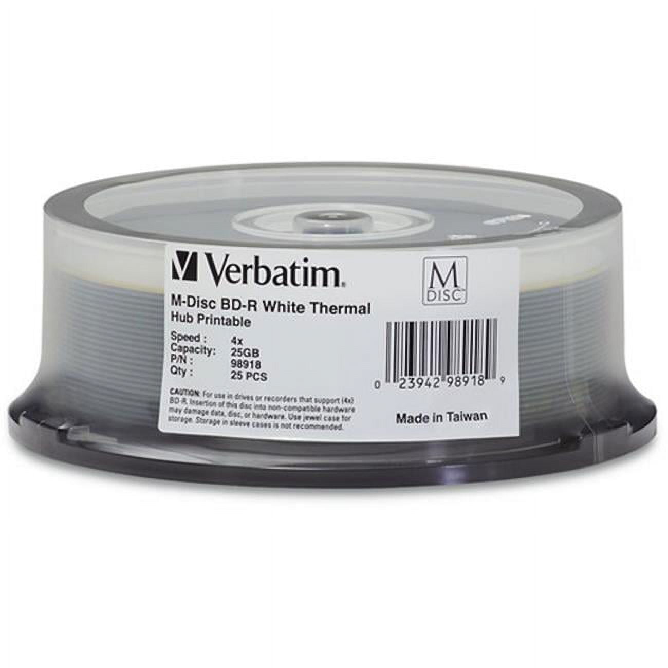Verbatim M-Disc - 25 x BD-R - 25 GB 4x - thermal transfer printable ...