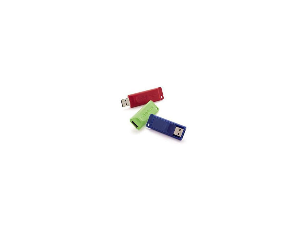 Verbatim 99122 Store N' Go 16 GB USB Flash Drives - Assorted (3/Pack ...