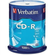 100 Pack Smartbuy Super Blue CD-R 52X 700MB/80Min Cyanine Dye White ...