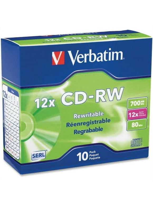 Blank CD-RW Discs in Blank Media - Walmart.com