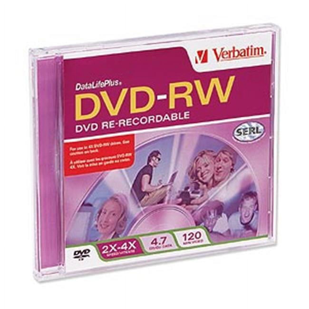 Verbatim DVD-RW 4.7GB In Jewel Case - Walmart.com