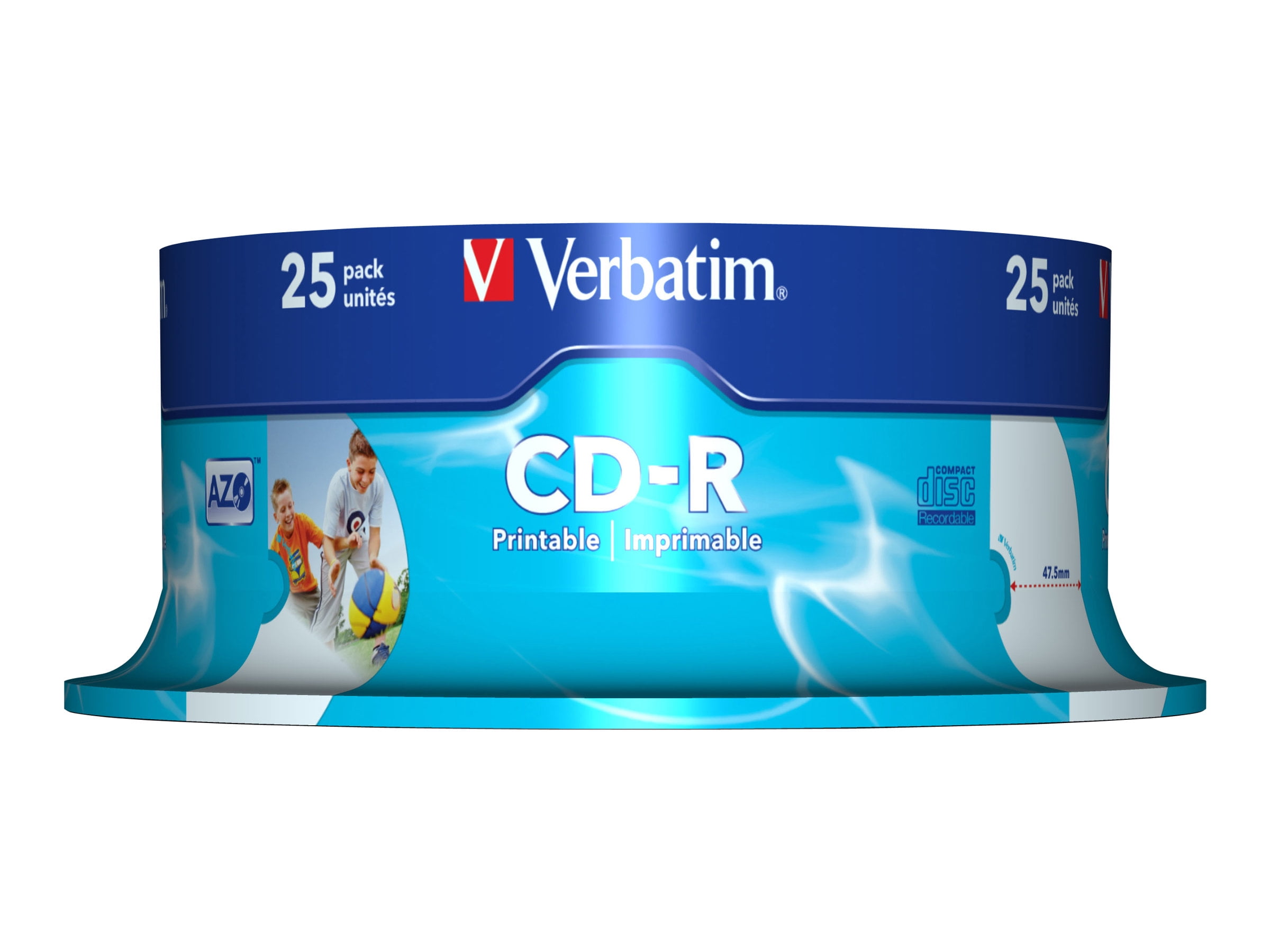 Verbatim DataLifePlus - 25 x CD-R - 700 MB 52x - printable surface ...