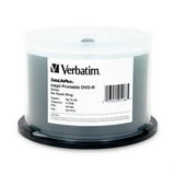 Verbatim DataLifePlus - 50 x DVD-R 4.7 GB 8x - silver - ink jet printable surface - spindle ...