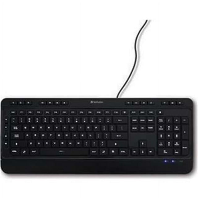 Verbatim Illuminated Wired Keyboard, Black - Walmart.com