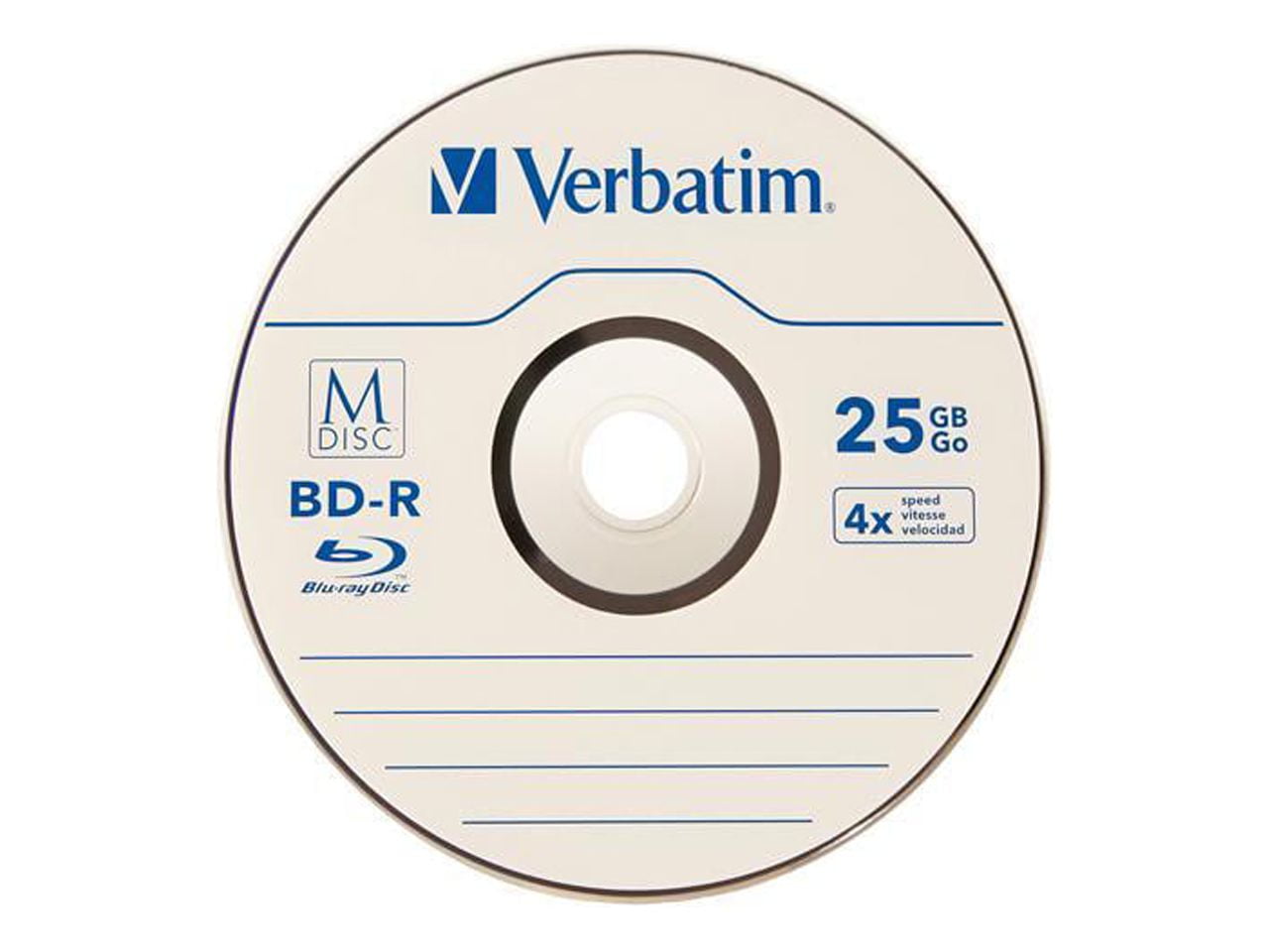 Verbatim M-Disc BD-R 25GB 4X with Branded Surface - 25pk Spindle - Walmart.com