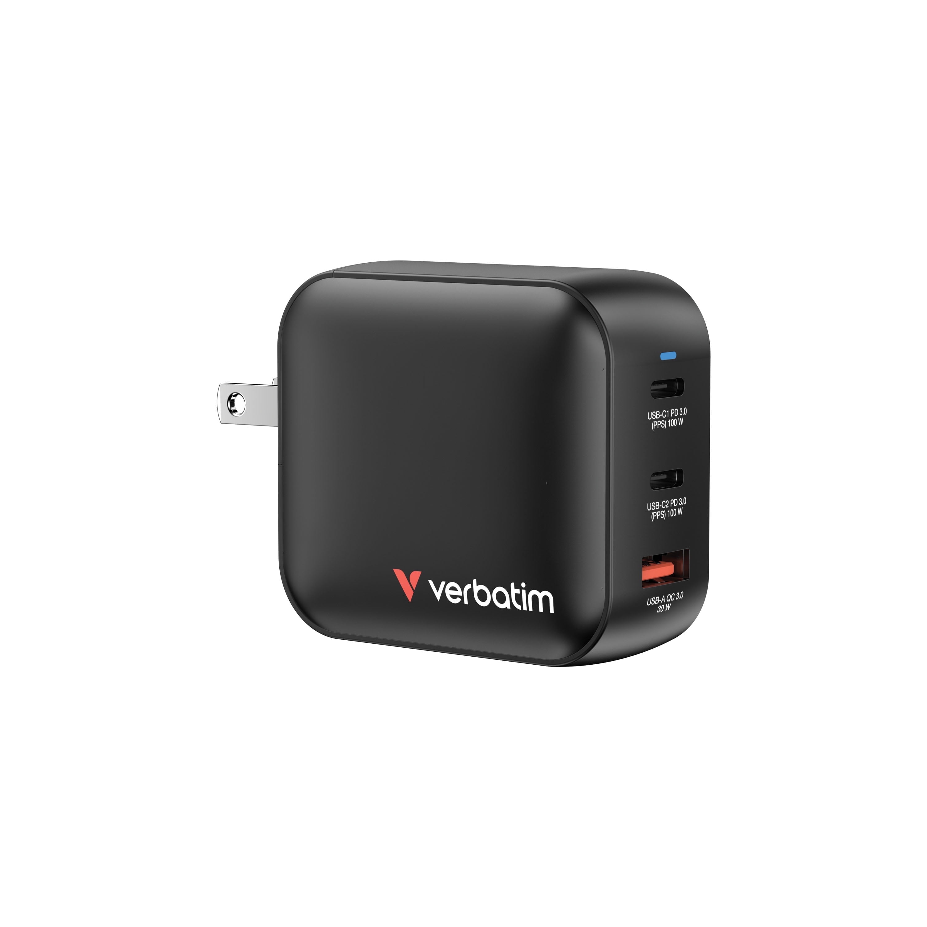 Verbatim Mini GaN Charger 100W 3 Port - Walmart.com