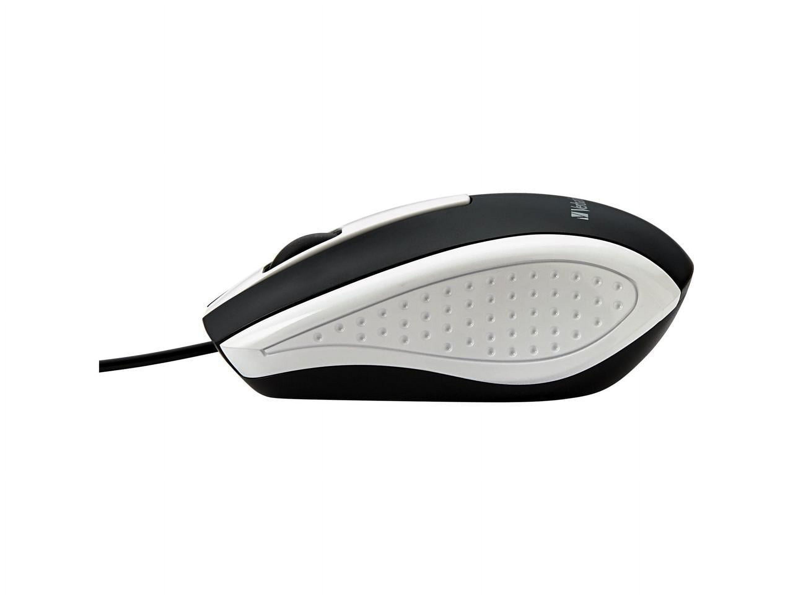 Verbatim Mouse Optical Corded f/PCs & Macs White/Black 99740 - Walmart.com
