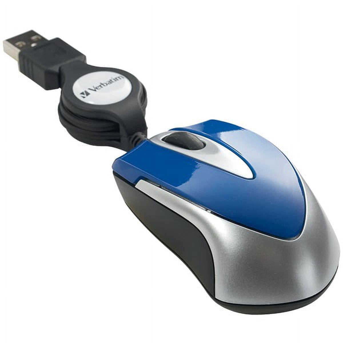 Verbatim Optical Mini Travel Mouse (blue) - Walmart.com