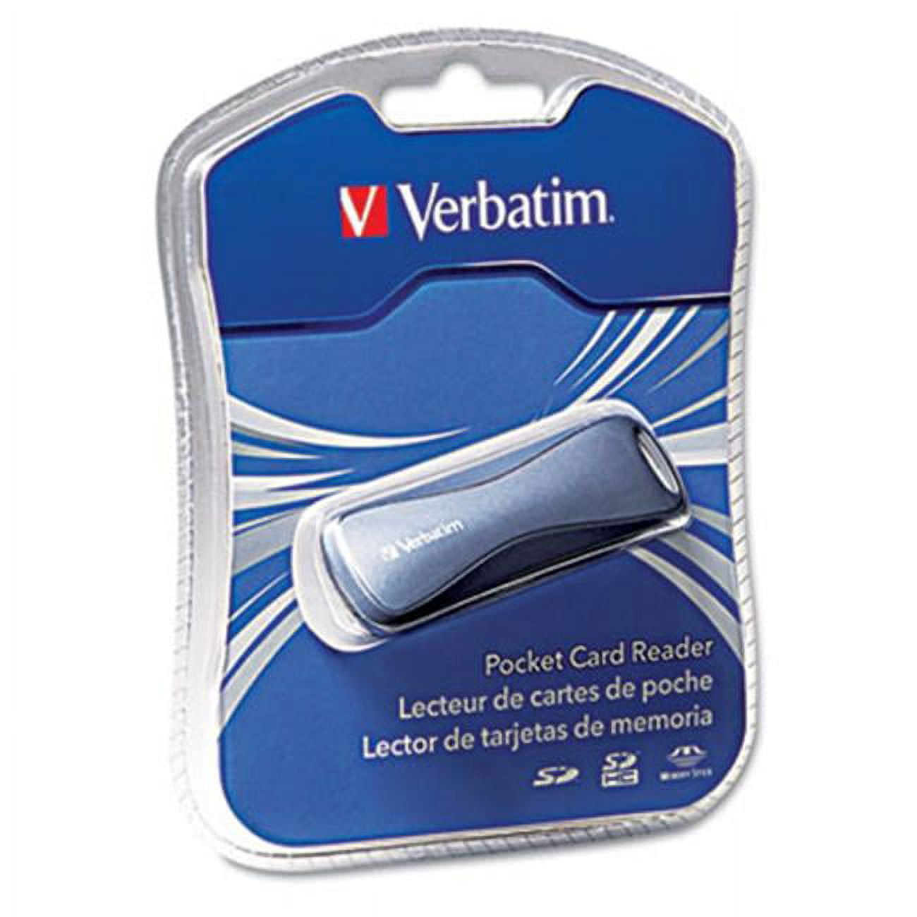 Verbatim Pocket Card Reader- Black - Walmart.com