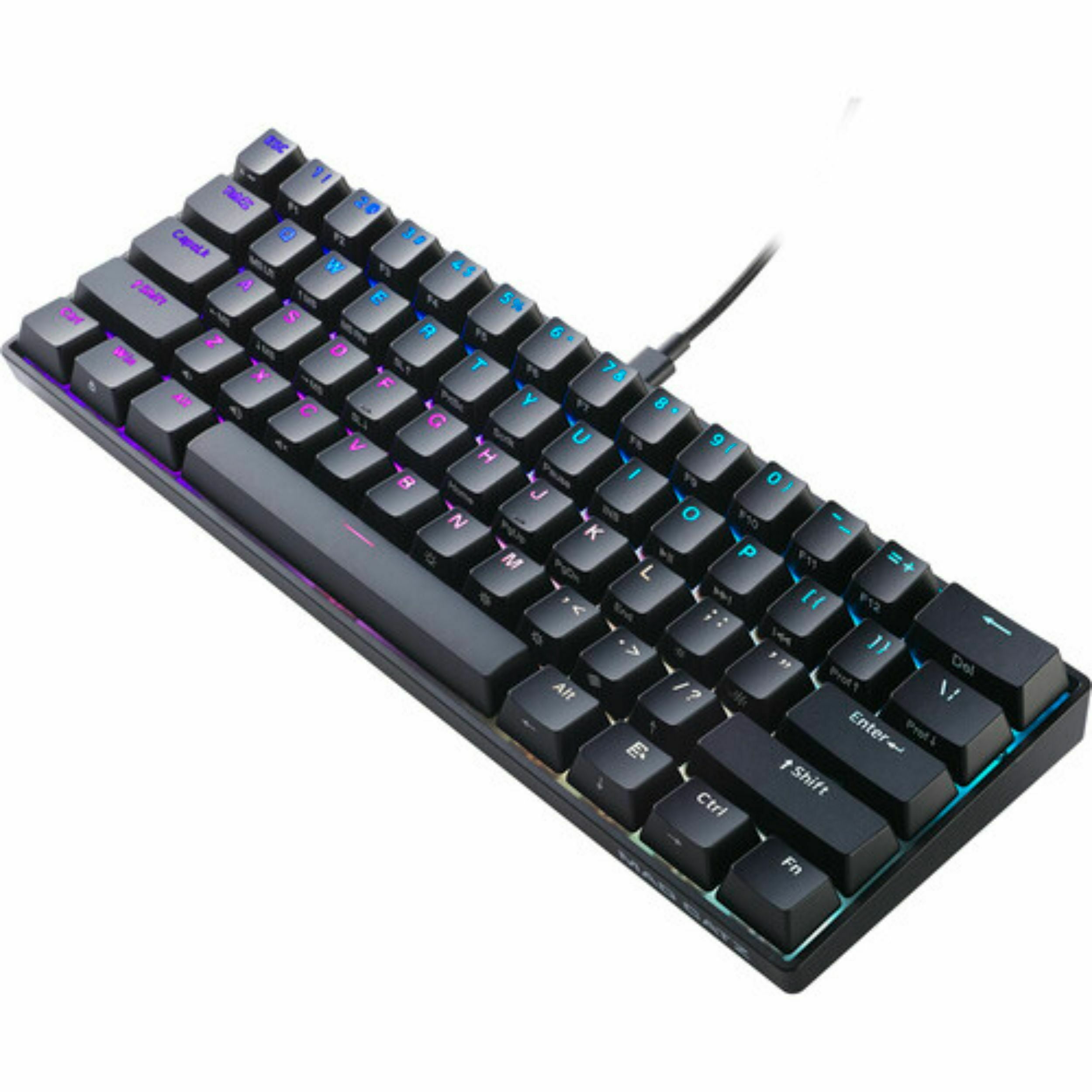 Verbatim S.T.R.I.K.E. 6 60% RGB Mechanical Keyboard - Cable ...