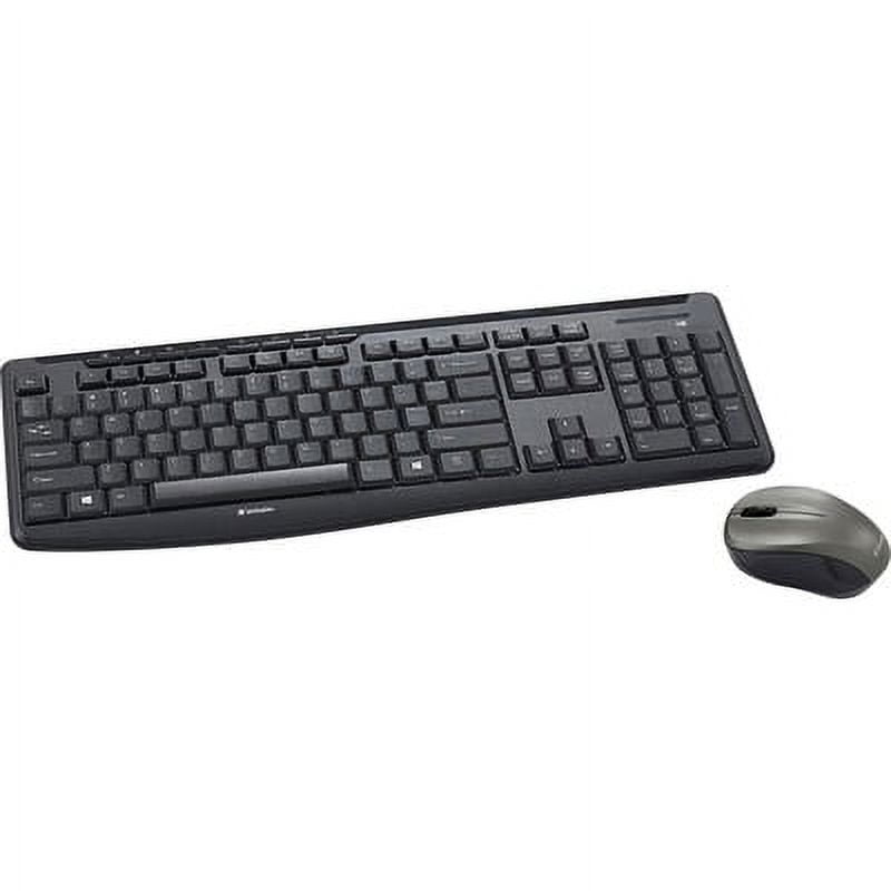 Verbatim Silent Wireless Mouse and Keyboard, 2.4 GHz Frequency/32.8 ft ...