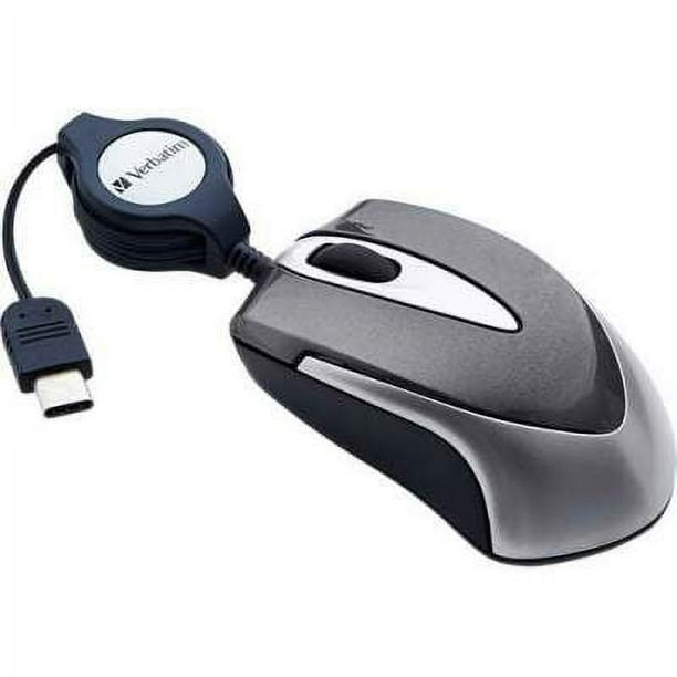 Verbatim USB-C? Mini Optical Travel Mouse - Black (99235) - Walmart ...