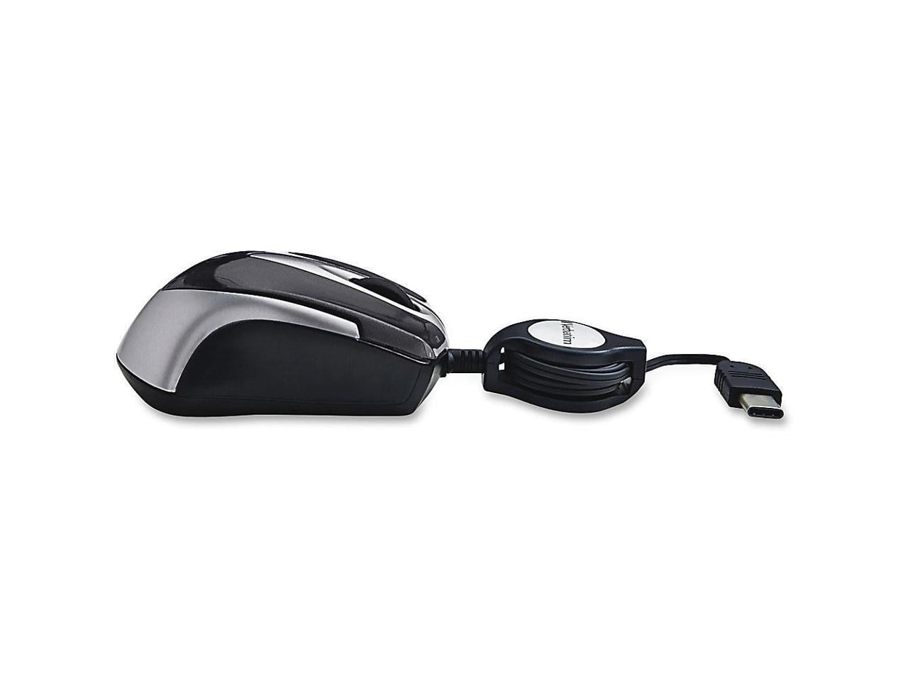 Verbatim USB-C Mini Optical Travel Mouse Black 99235 - Walmart.com