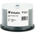 Verbatim, VER94737, Inkjet Printable MediDisc CD-Rs, 50, White ...