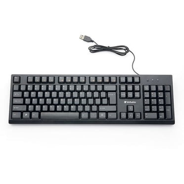 104KEY USB KEYBOARD BLACK PC STD LAYOUT - Walmart.com