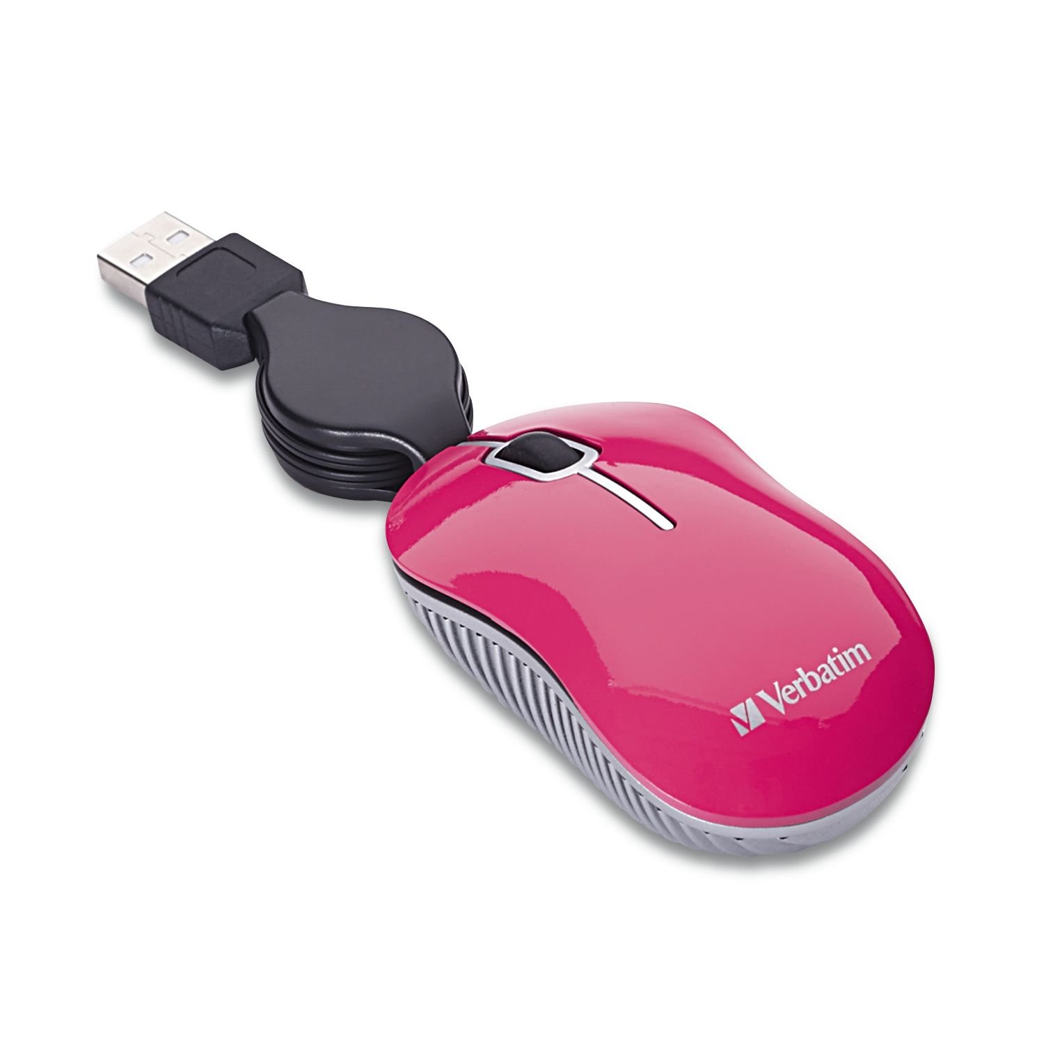 Verbatim Wired Optical Computer Mini USB-A Mouse - Plug & Play Corded ...