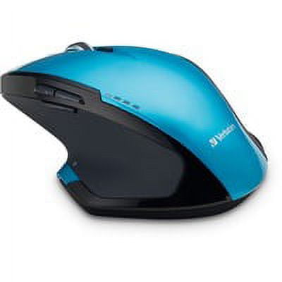 Verbatim Wireless Desktop 8-Button Deluxe Mouse - Blue LED/Optical ...