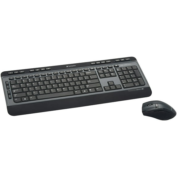Verbatim Wireless Multimedia Keyboard & 6-Button Mouse Combo: Computer ...