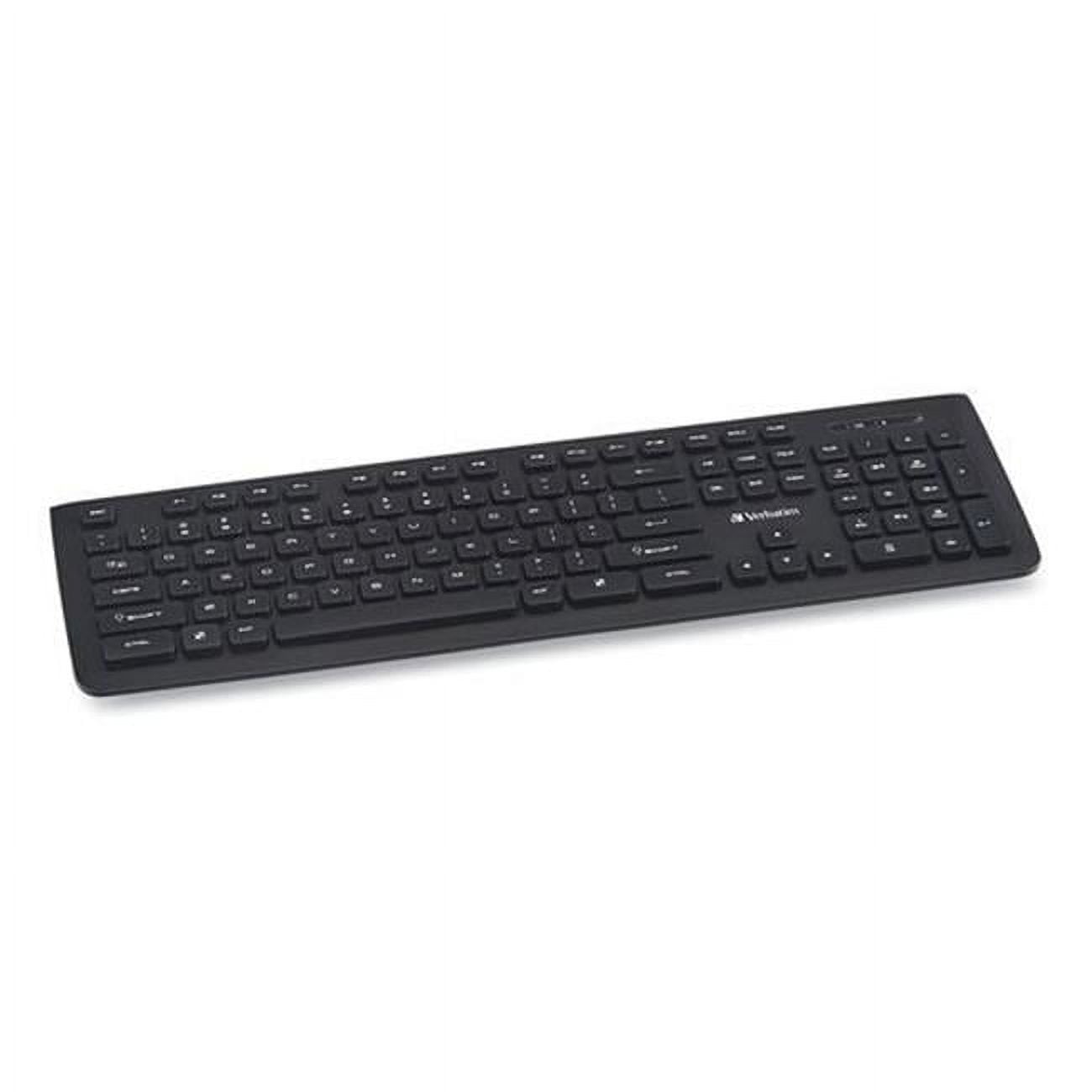 Verbatim Wireless Slim Keyboard Wireless Connectivity - RF - USB Type A ...