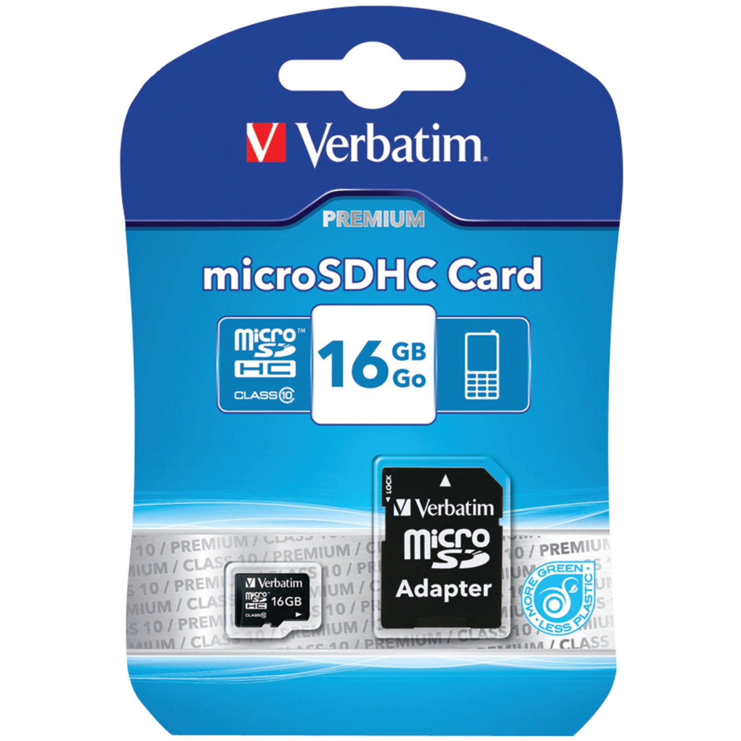 Verbatim, microSDHC Card with Adapter, 16GB Class 10 - Walmart.com