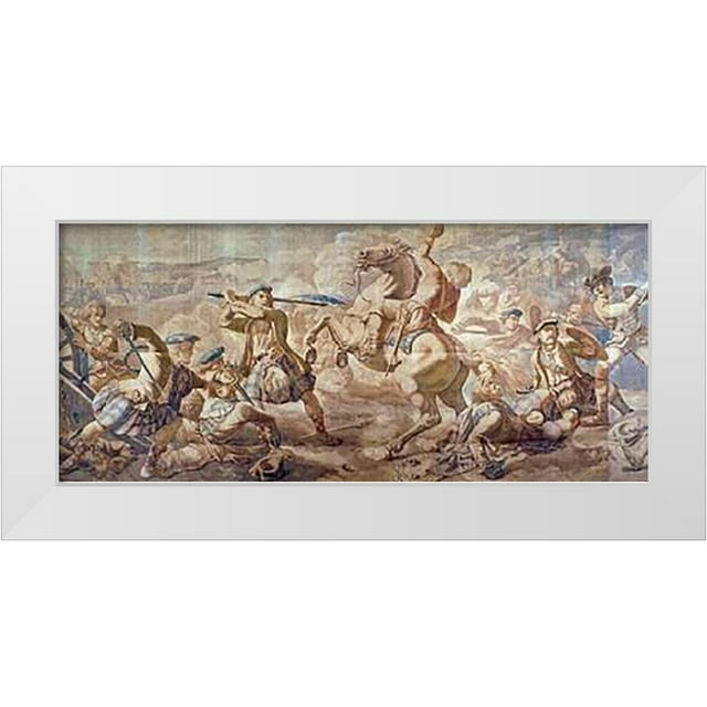 Verbeocken, H. 24x13 White Modern Wood Framed Museum Art Print Titled ...