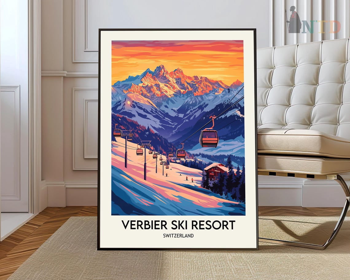 Verbier Print, Verbierverbier Poster, Verbier Photo, Verbier Poster ...