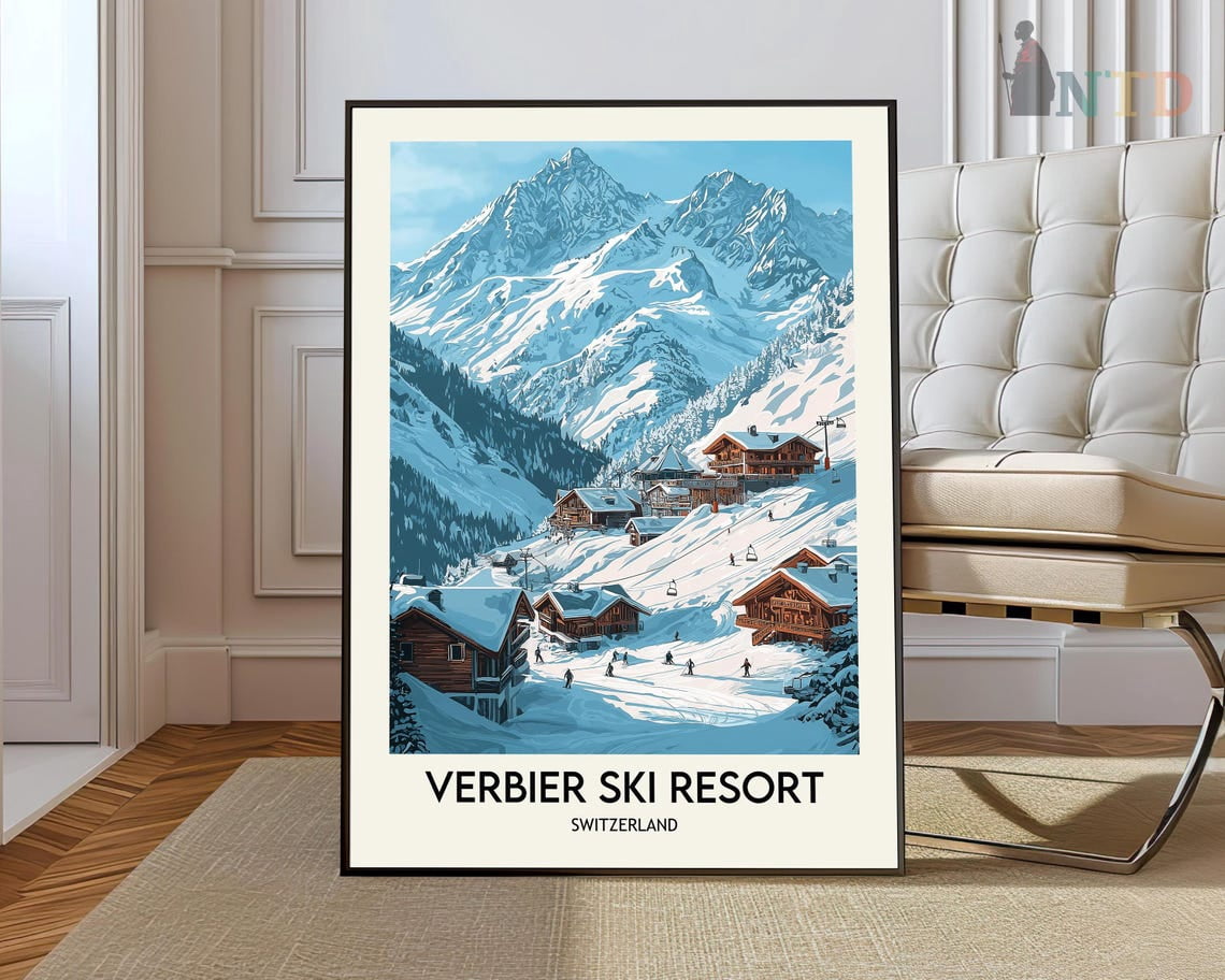 Verbier Print, Verbierverbier Poster, Verbier Photo, Verbier Poster ...