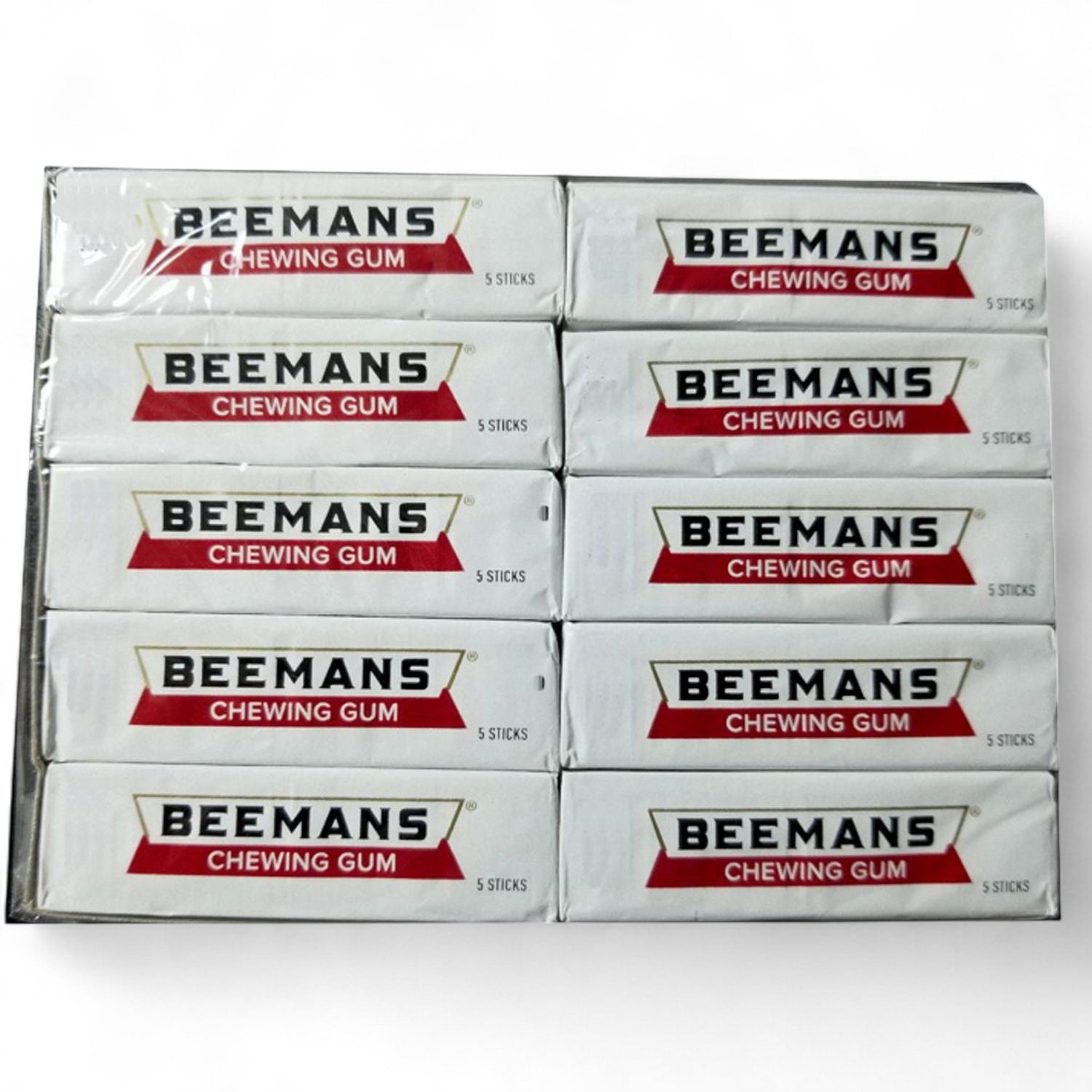 Verburg Brand Beemans Gum 10/ 5 Stick Packs - Walmart.com
