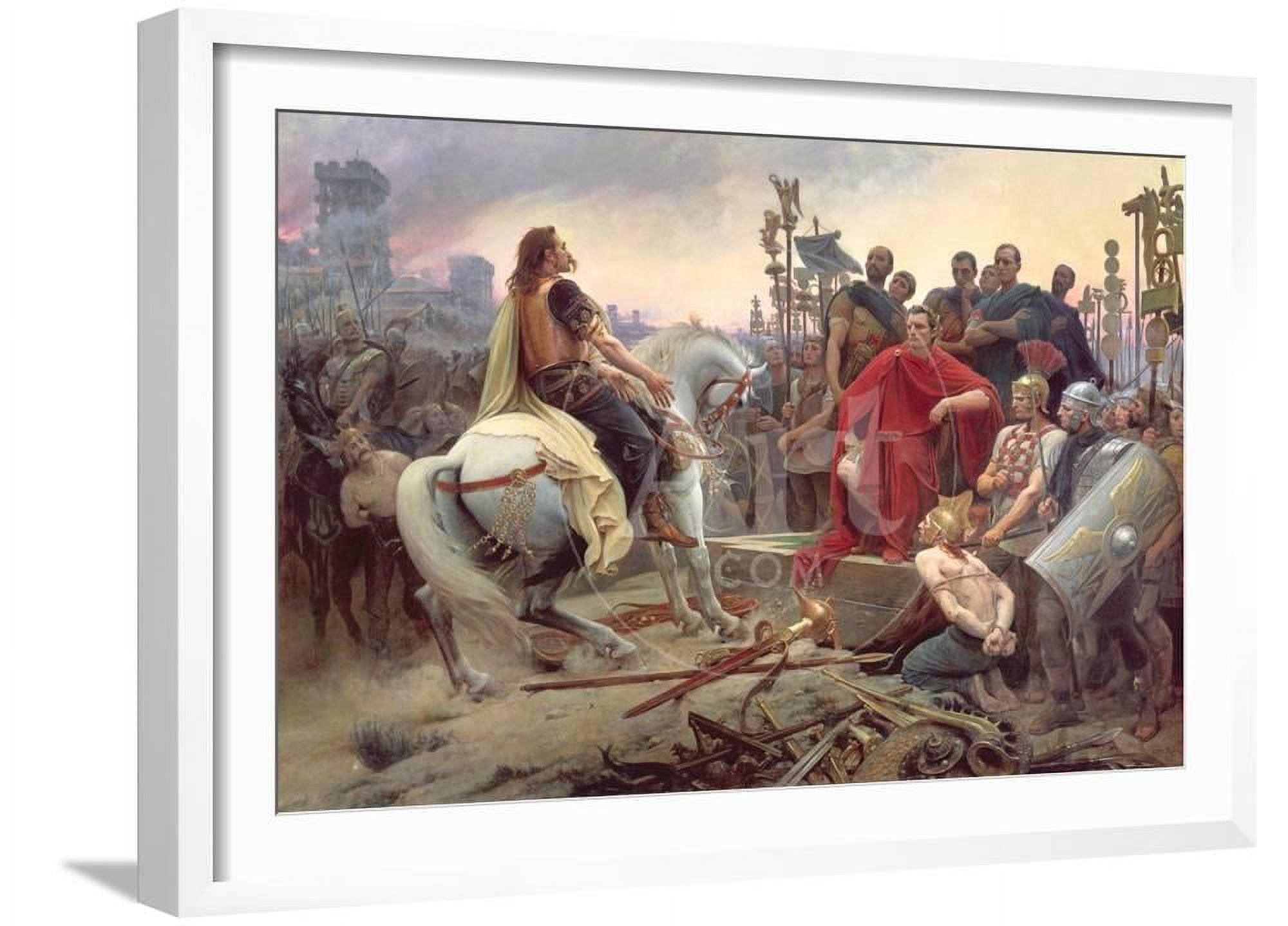 Vercingetorix Surrenders To Caesar Painting