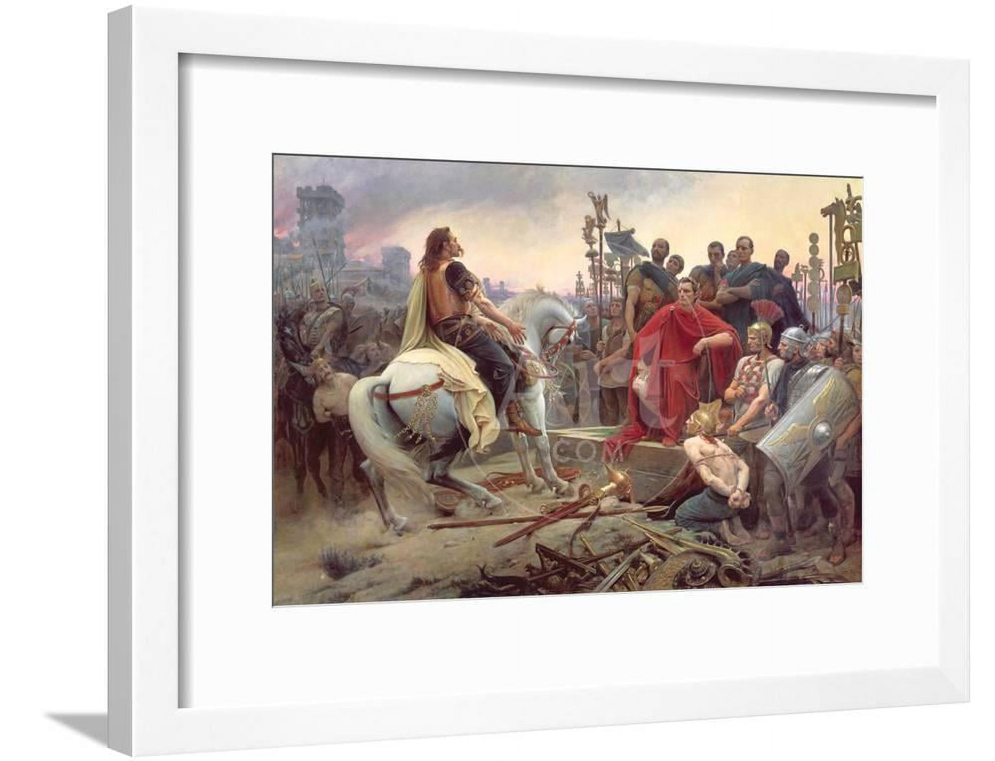 Vercingetorix Throws Down His Arms at the Feet of Julius Caesar, 1899 ...