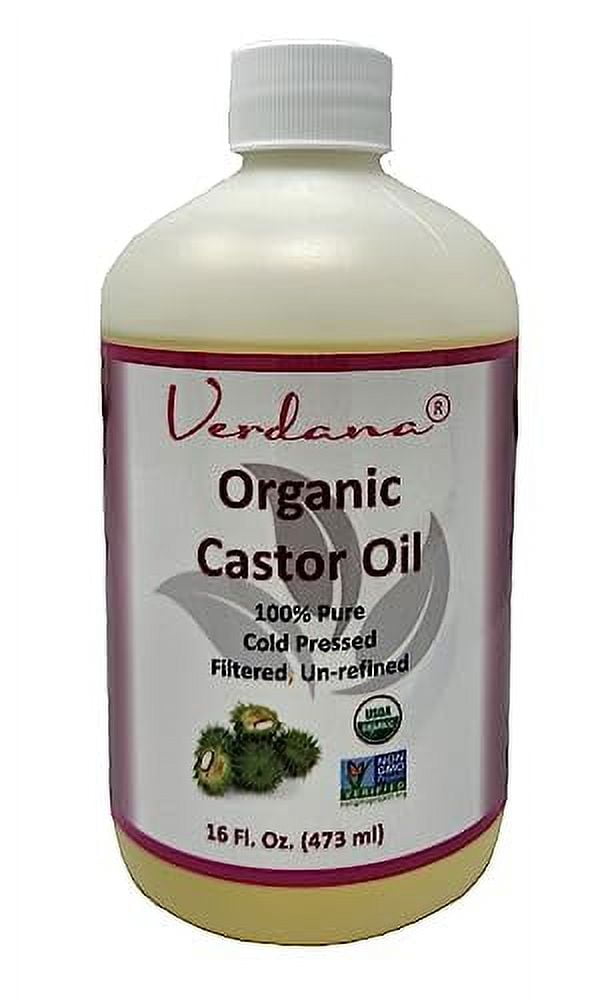 Verdana Organic Castor Oil – Usda Certified Organic – Cold Pressed