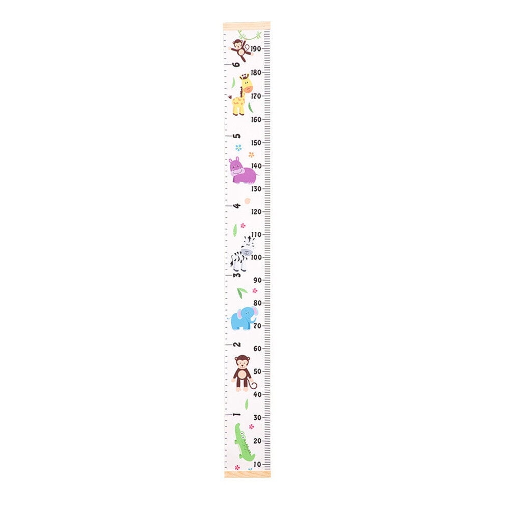 Verdant Touch Children Growth Chart Kids Height Ruler Wood Cloth ...