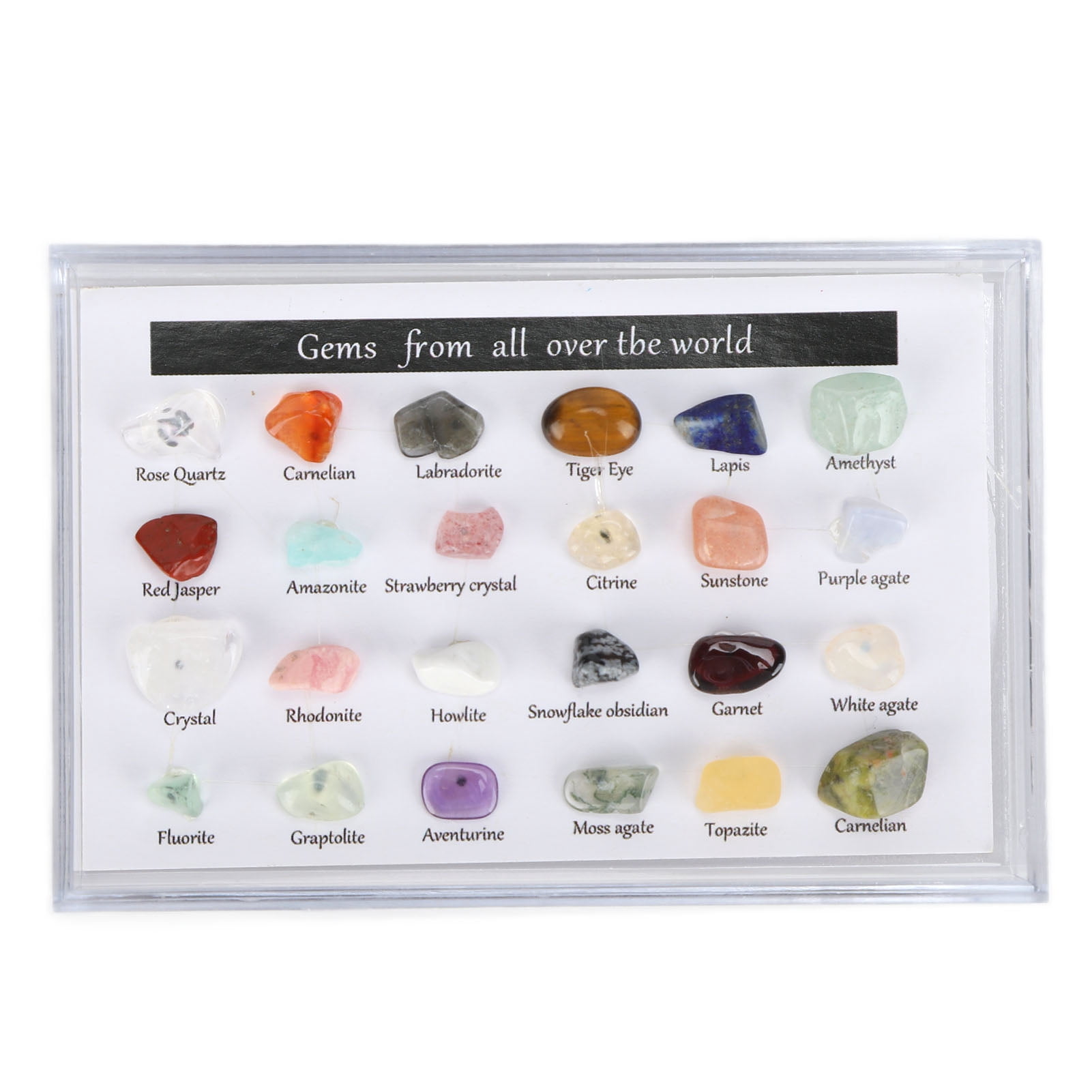 Verdant Touch Healing Balancing Kit Multicolor Crystal Gemstone Chakra ...