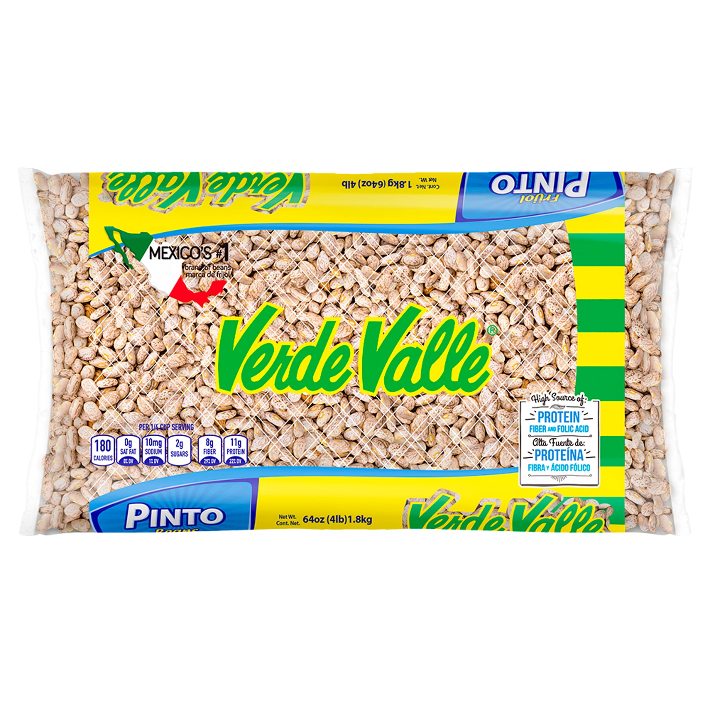 Verde Valle Pinto Beans 4Lb - Walmart.com