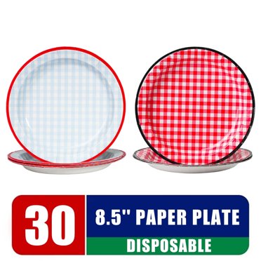 Nature's Own Green Label Paper Plates, 9", White, 100 Ct - Walmart.com