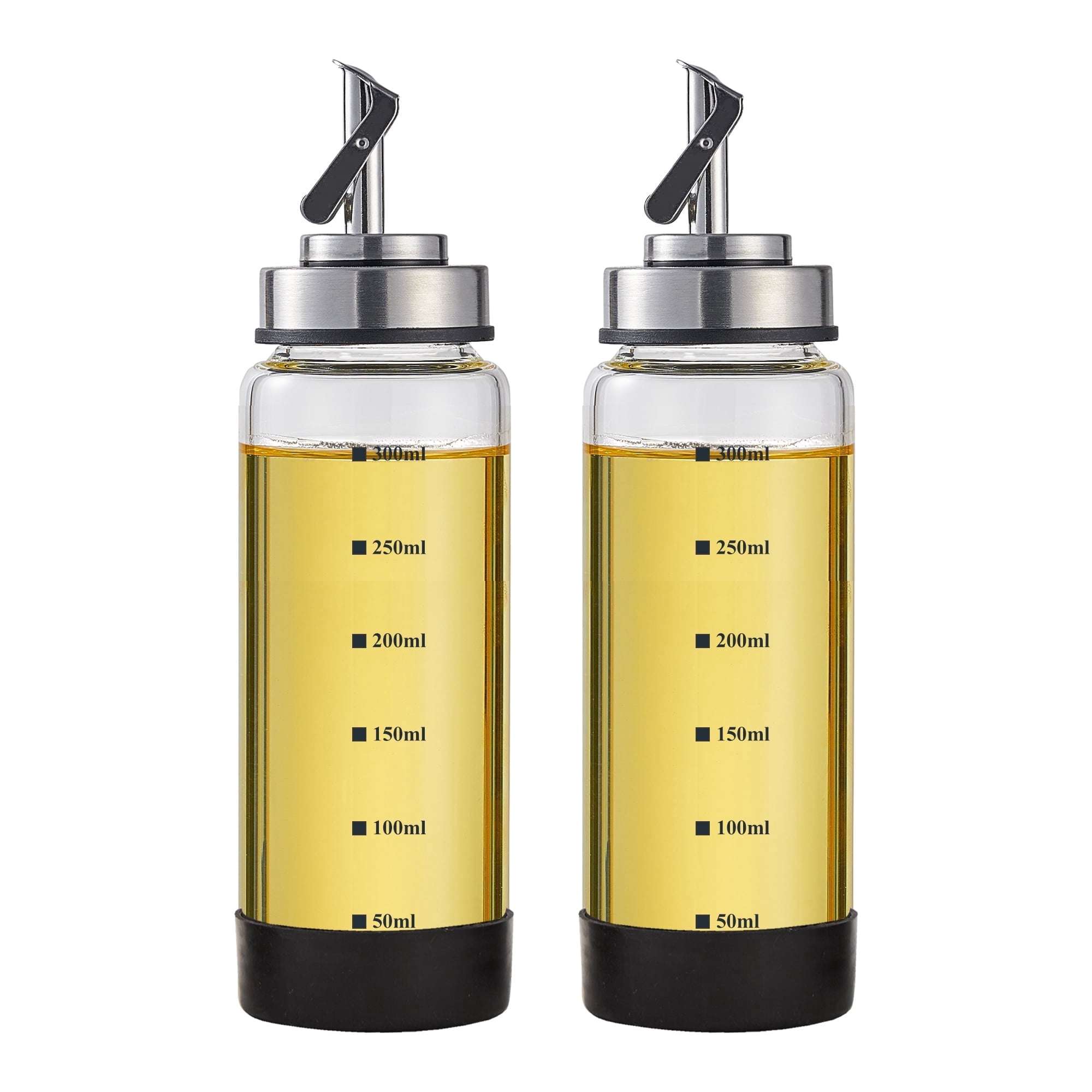 Verdental 10 oz Clear Glass Oil & Vinegar Professional Dispenser ...