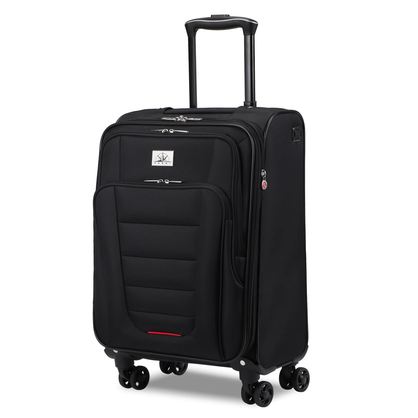 Verdi Softside 28 Inch Luggage Set with 8-Wheel Spinners, Lightweight ...