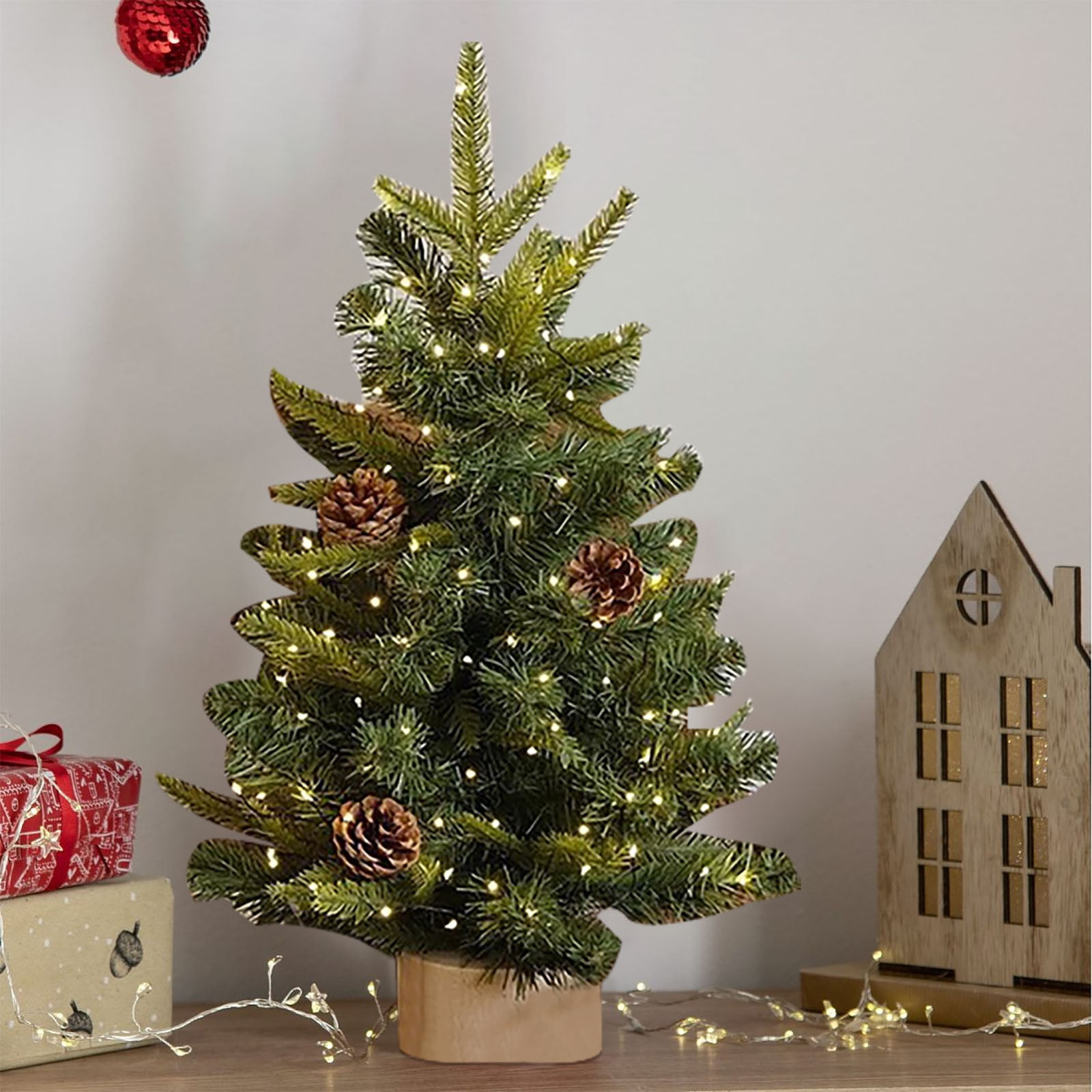 Verdsylv Pve Christmas Tree, Pve Tabletop Christmas Tree, Pre-Lit ...