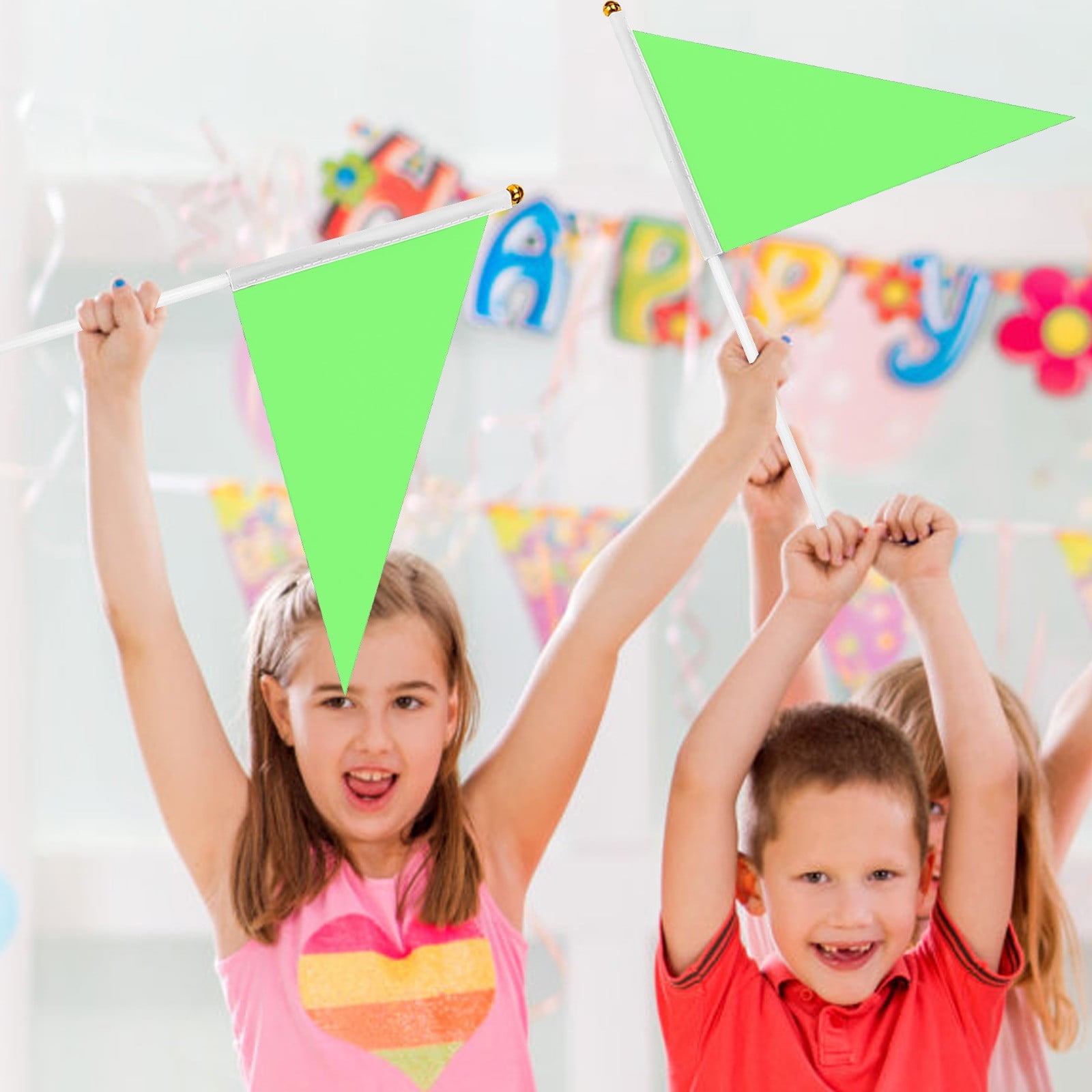 Verdsylv Triangular Party Flags, 20 Pcs Triangular Flags, Versatile ...